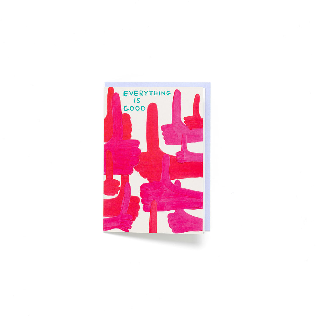 Greeting Card - David Shrigley, Everything is Good – NGV design store