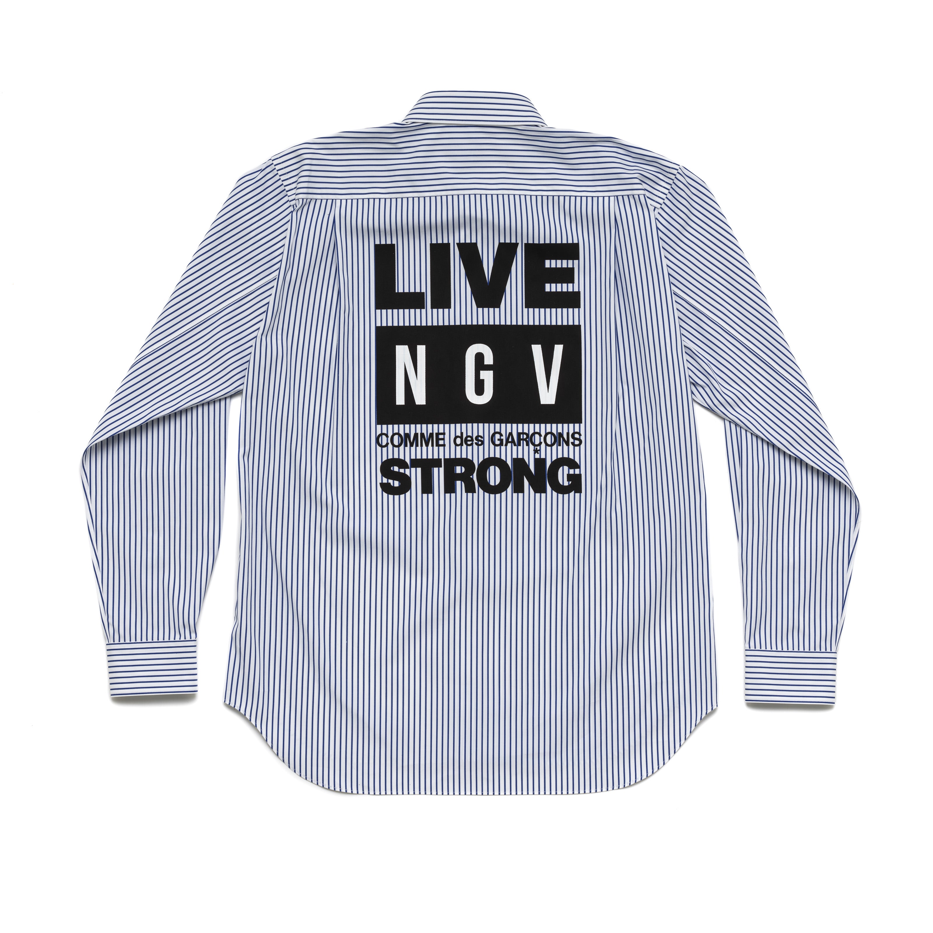 Shirt – NGV x CDG LIVE STRONG – NGV design store