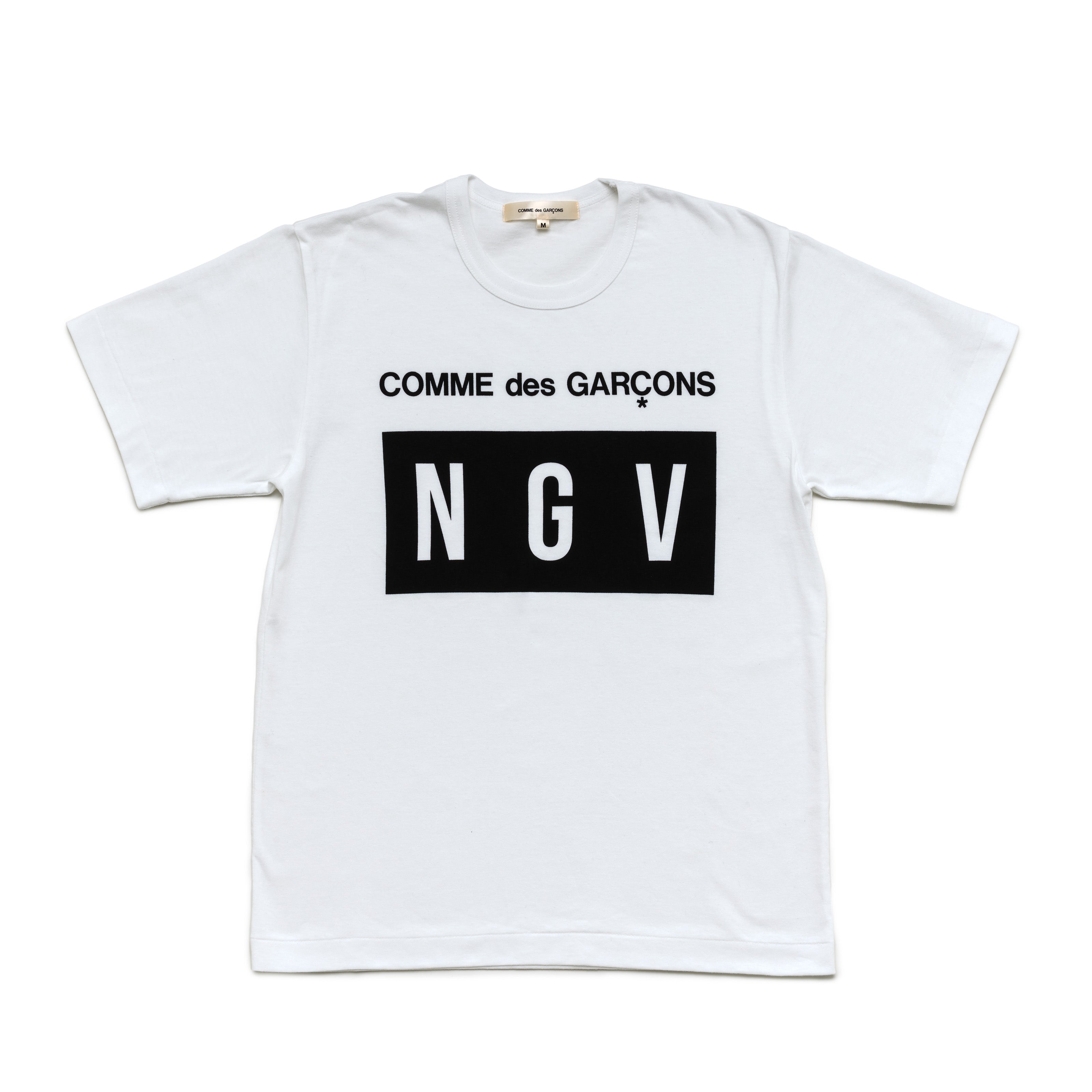 T-shirt – NGV x CDG Horizontal Logo – NGV design store