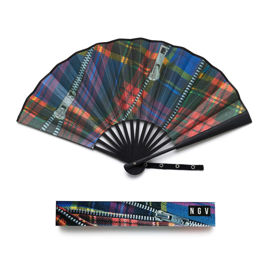 Folding Fan – Tartan – NGV design store
